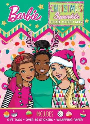 Barbie: Christmas Sparkle Sticker Activity Book (Mattel) [Paperback] | eBay