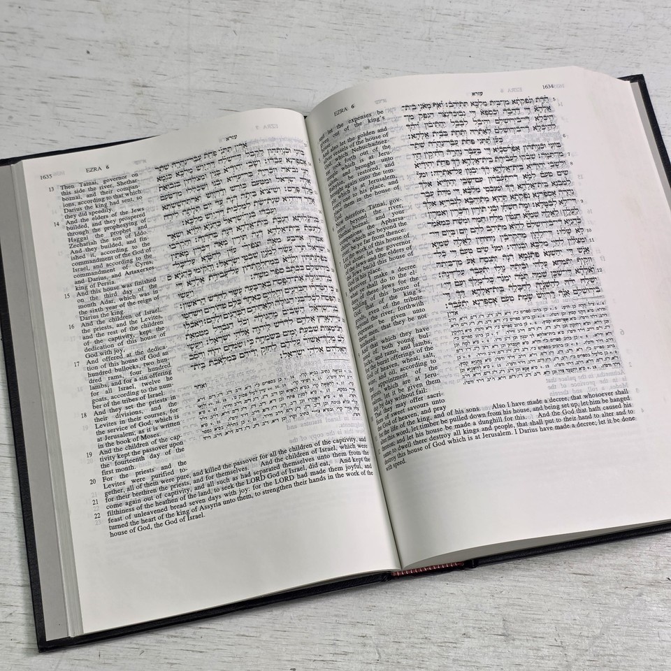 TANAKH JEWISH HOLY BIBLE BOOK TANAKH TORAH + NEVIIM + KETUVIM HEBREW ...