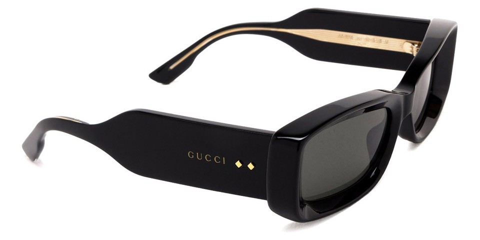 Gucci GG1528S Sunglasses Women Black 53mm New 100% Authentic ...
