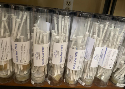 Vista Quick Stat Free Bulk Syringe 30mL 504650 LOT 10 BOTTLES | eBay