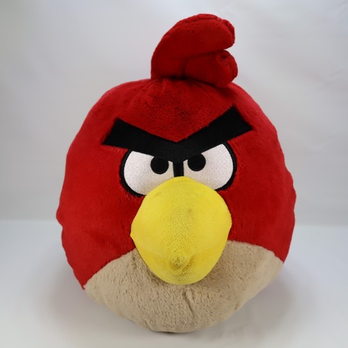 Angry Birds 11” Tall Rovio Terence Red Plush LARGE 2010 Stuffed ...