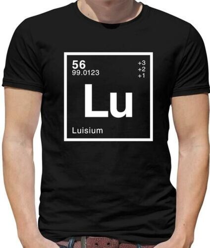 Element Nom Luis Mens T-Shirt - Surname - Prénom - Physique - Science ...