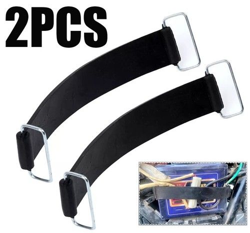 2 Pcs Motorcycle Battery Rubber Band Strap Battery Tie Down Strap ...