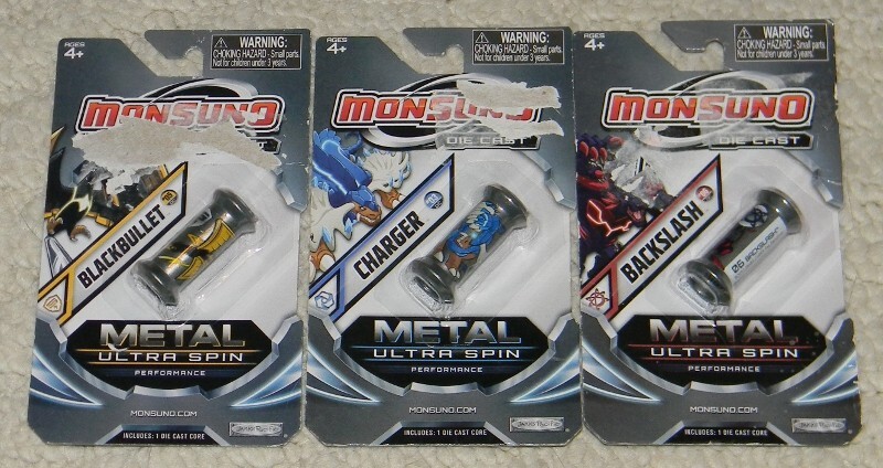 Monsuno - Die Cast Metal Ultra Spin Core Blackbullet, Charger ...