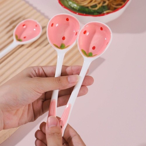 High-quality Strawberry Spoon Household Cooking Spoon Long Handled ...