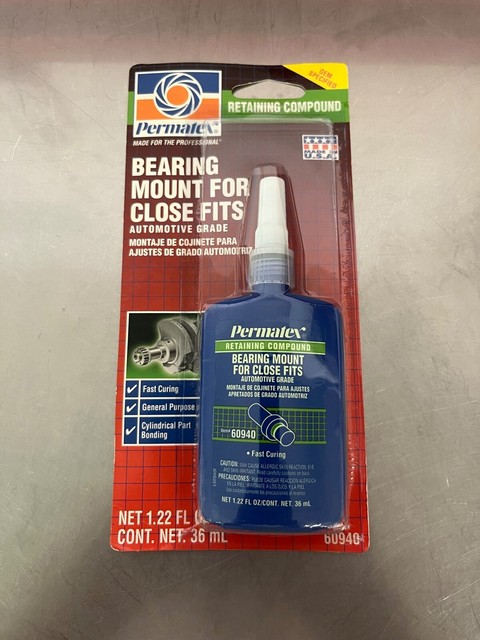 Permatex - Retaining Compound / Bearing Mount for Close Fits (Green ...