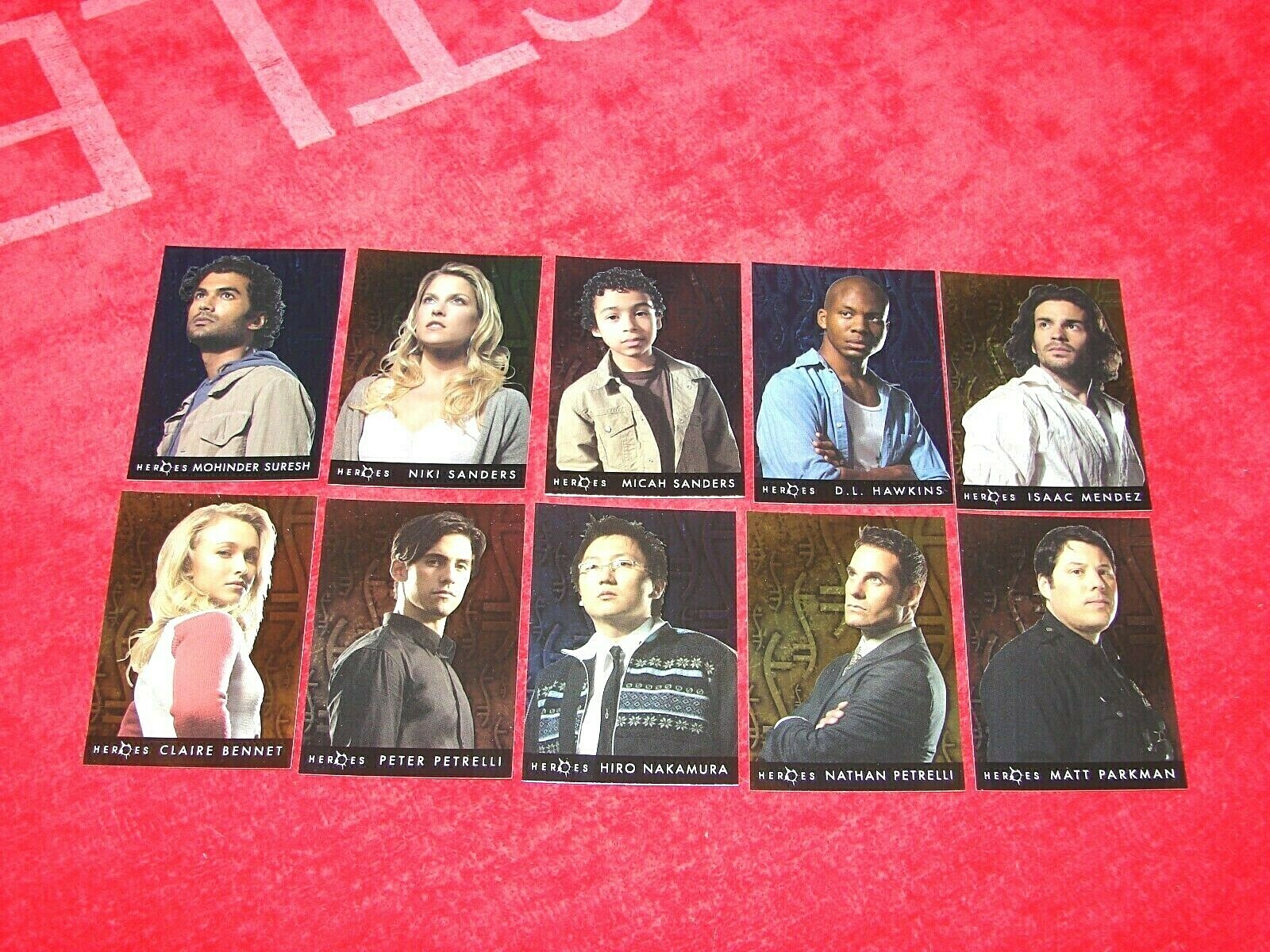 2008 HEROES SEASON ONE COMPLETE FOIL CHASE CARD SET 1-10 (NS-248) | eBay