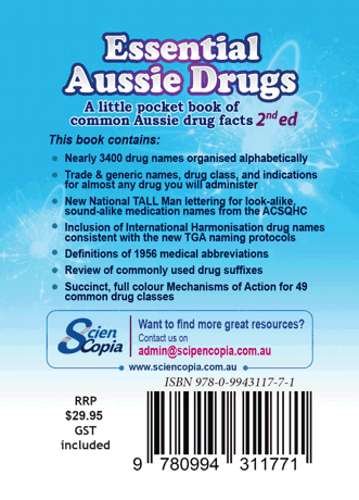 Essential Aussie Drugs (2nd Ed - Pocket A7) - Full Colour! | eBay