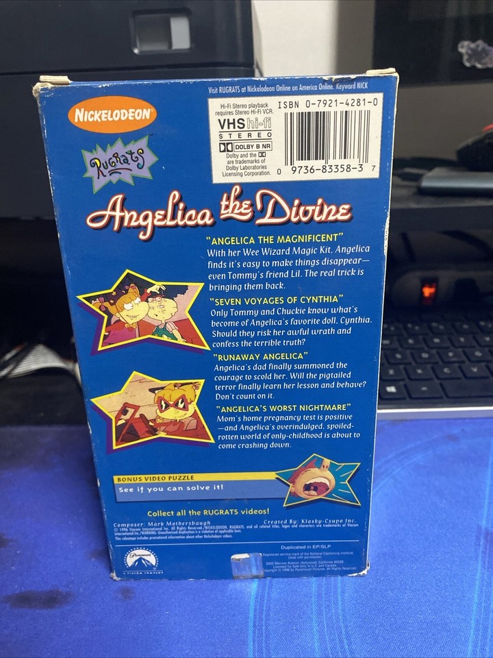 Rugrats Angelica The Divine VHS Animated | eBay