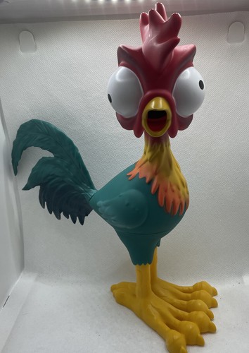 Disney MOANA Squeeze And Scream Hei Hei Toy 13" Chicken Rooster Hey Hey ...