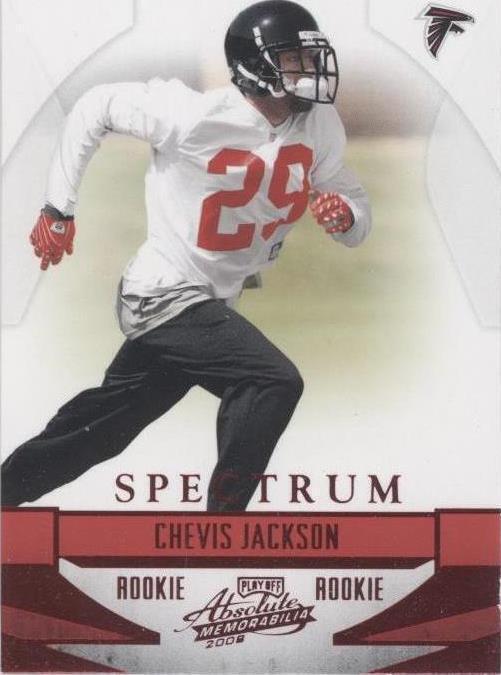 2008 Playoff Absolute Memorabilia - Rookie Chevis Jackson #165 Spectrum ...
