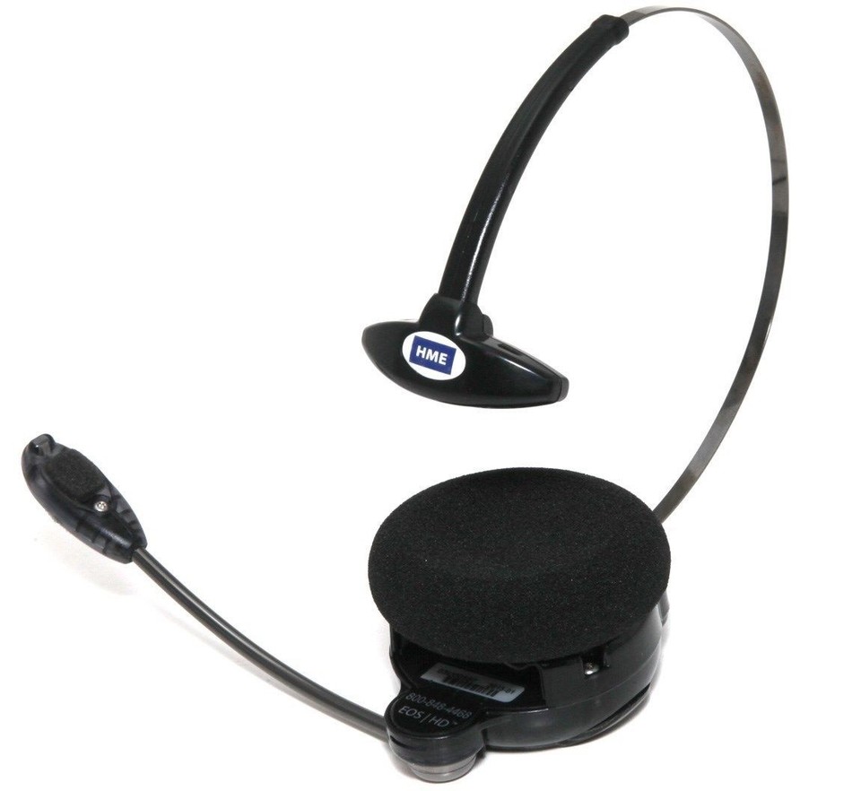 HME HS6200 Drive Thru Wireless Headset For Base 6200 & Base 6700 EOS HD ...