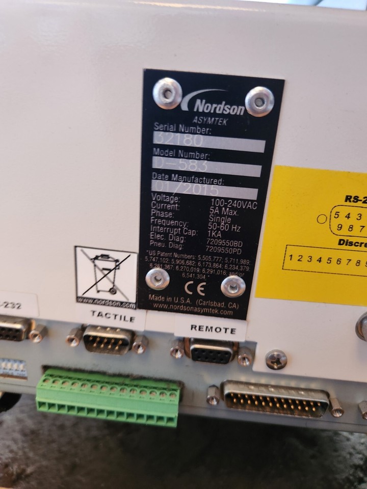 Nordson Asymtek D-583 Dispensemate Benchtop High-Viscosity Dispenser ...