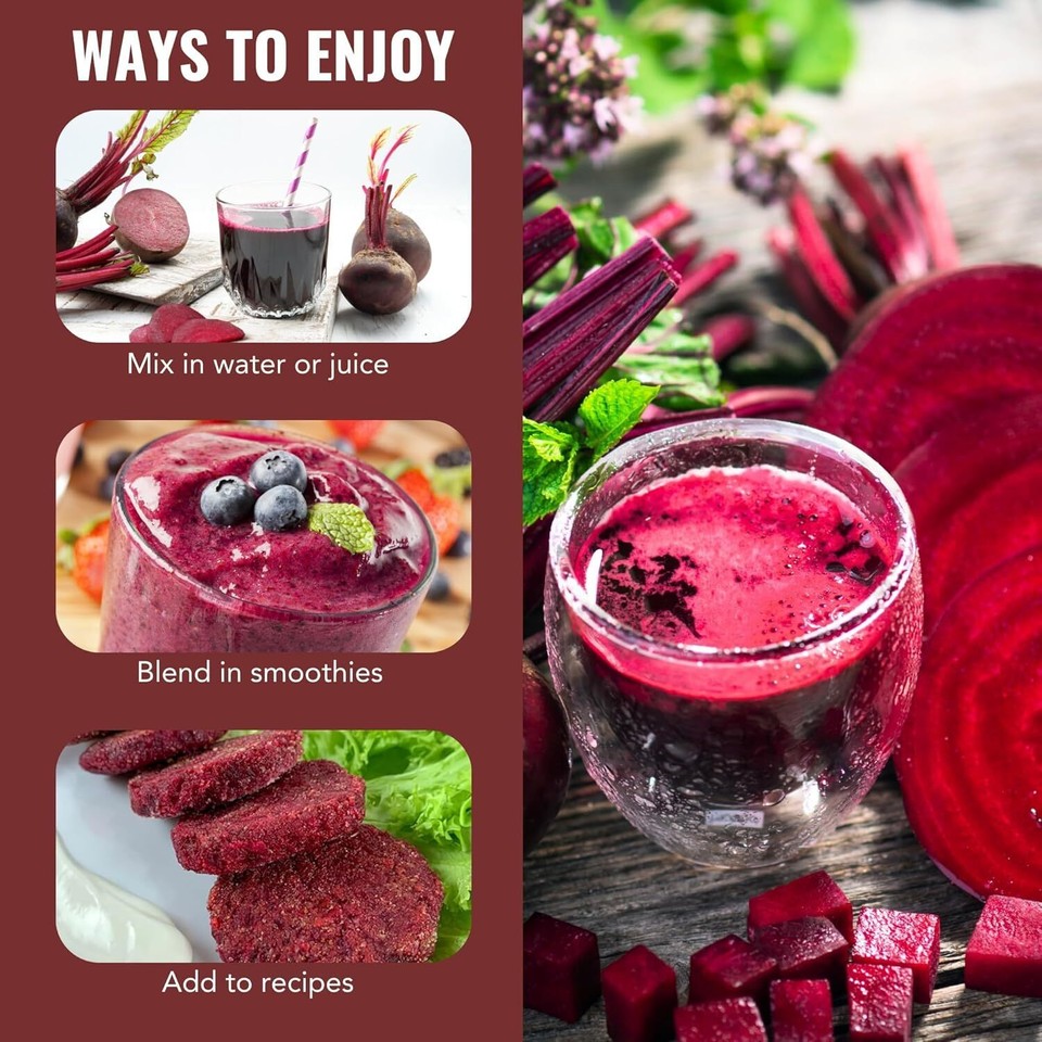 2 LB Organic Beet Root Powder Raw Non GMO Pure Beta Vulgaris Nitric ...