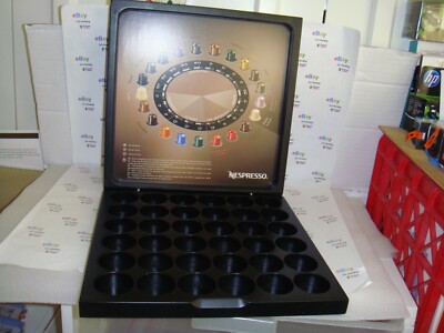 Original NESPRESSO “Discovery Box” Coffee Pods Holder ~ 36 Pod Capacity ...