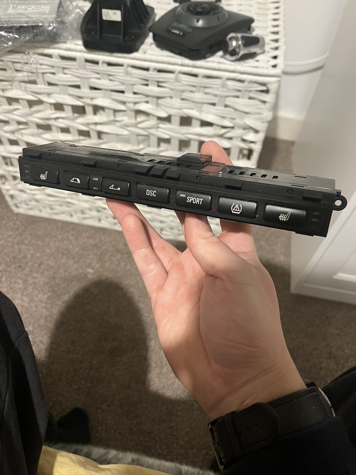 BMW E46 M3 Sport Centre Console Buttons Heated Seats / TPMS / DSC ...