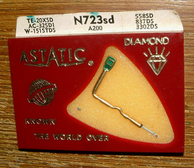 PHONOGRAPH NEEDLE N723-sd, for Telefunken T-200, AC-325DS EV3302DS PS40 ...