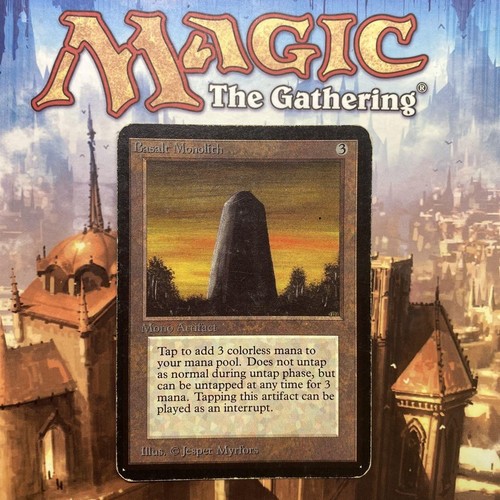 Carte de collection Basalt Monolith MTG English Card GD état | eBay