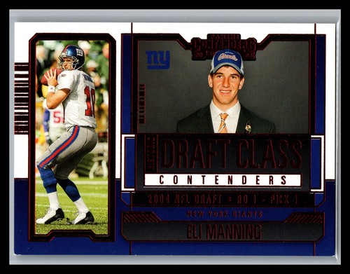 Eli Manning 2023 Contenders #HDC-EM Historic Draft Class Red Giants | eBay