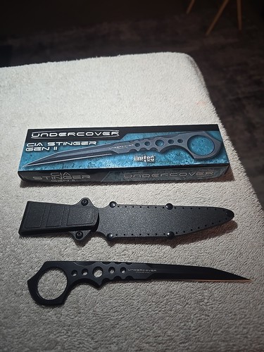 United Cutlery Undercover CIA Stinger Gen 2 Fixed Knife 3.5" Stainless ...