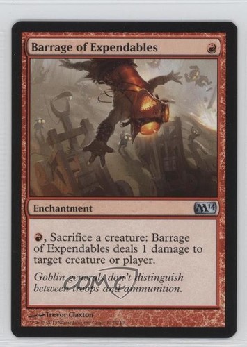 Barrage of Expendables Magic: Core Set: 2014 #127 0a3 | eBay