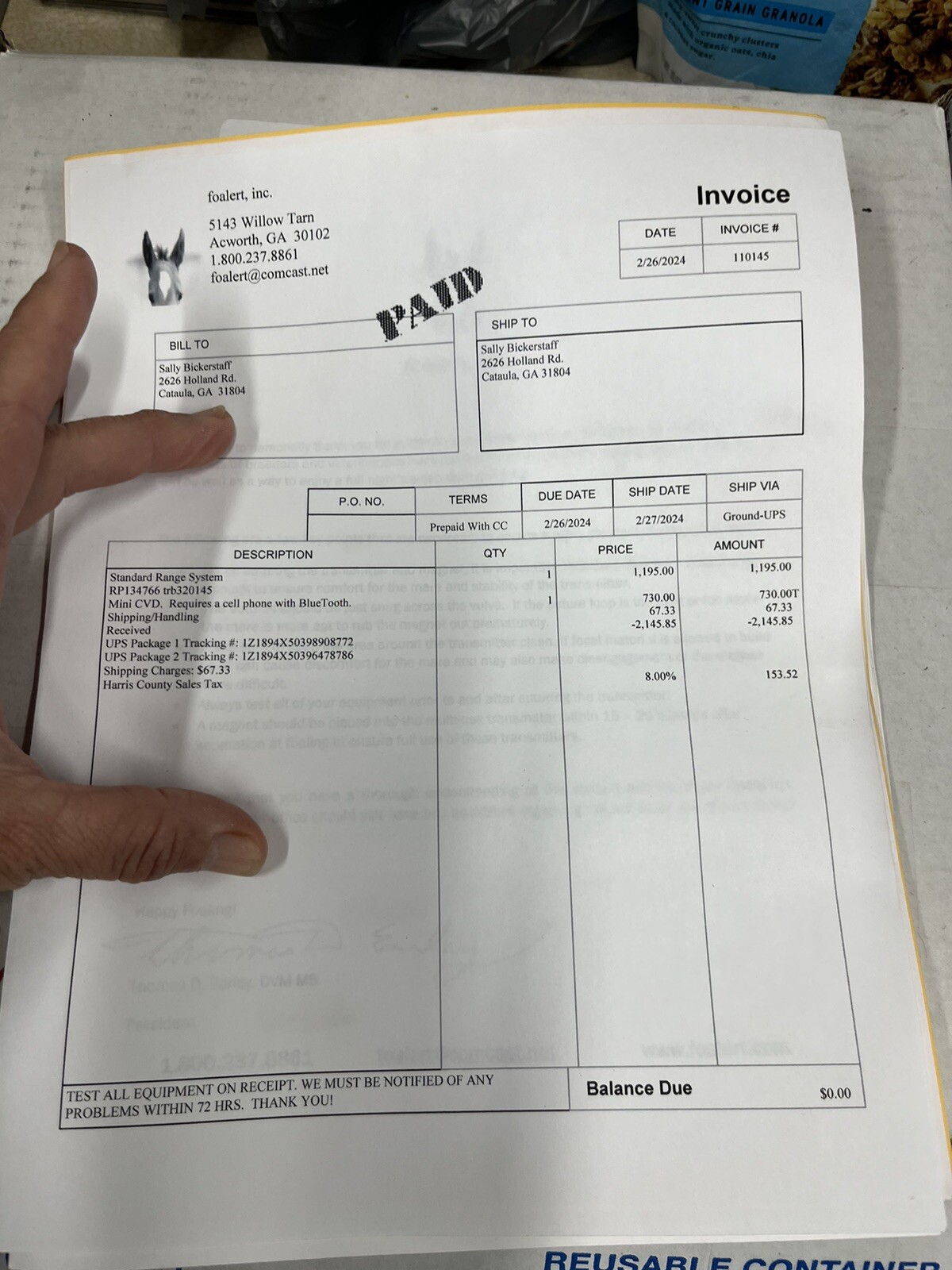 Foal Alert System | eBay