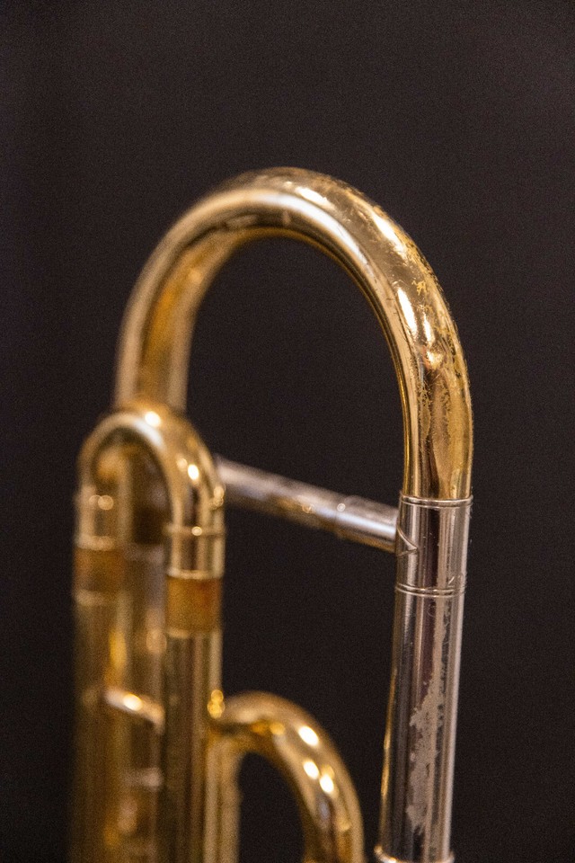 H.N. White King 3B Silversonic Trombone w/ f-trigger Pre-1966 BAM case ...