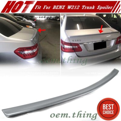Painted Fit FOR Mercedes Benz E Class W212 4D A Trunk Spoiler E350 E550 ...