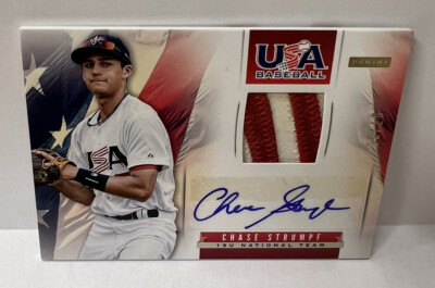 2013 Panini USA Baseball /20 Chase Strumpf Auto Patch 15U 17 | eBay