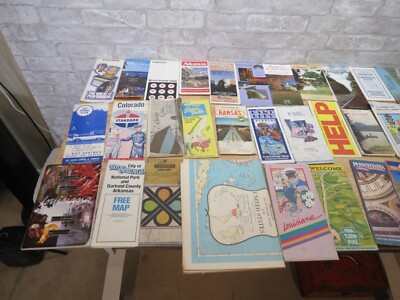 Lot of Vintage USA State Road Maps #3 | eBay