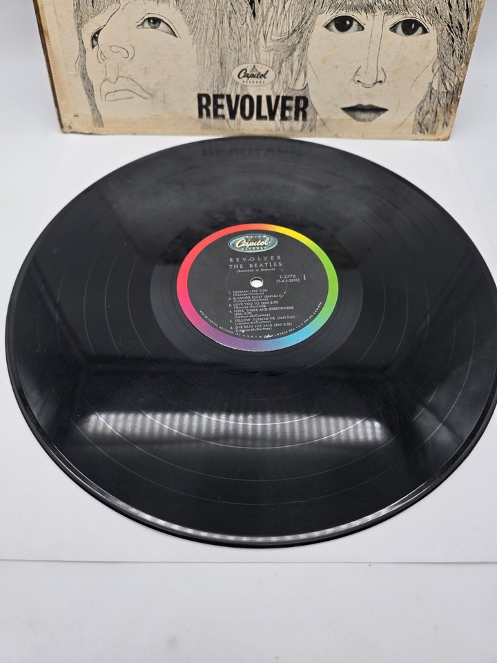 The Beatles REVOLVER Capitol Records (Rainbow Label) T 2576 Mono 1966 ...
