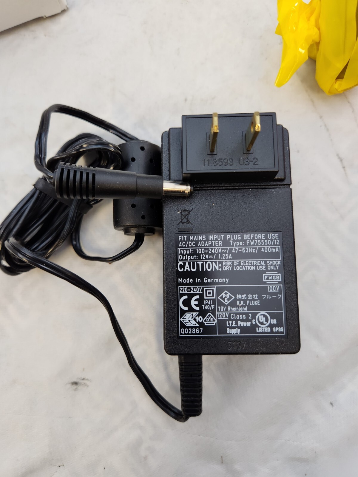 O.E. AC Adapter for FW75550/12 DC Power Supply Cord Battery Charger ...