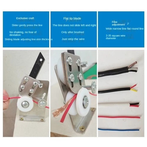 Portable Manual Wire Stripper with Tungsten Steel Blade Wire Stripping ...