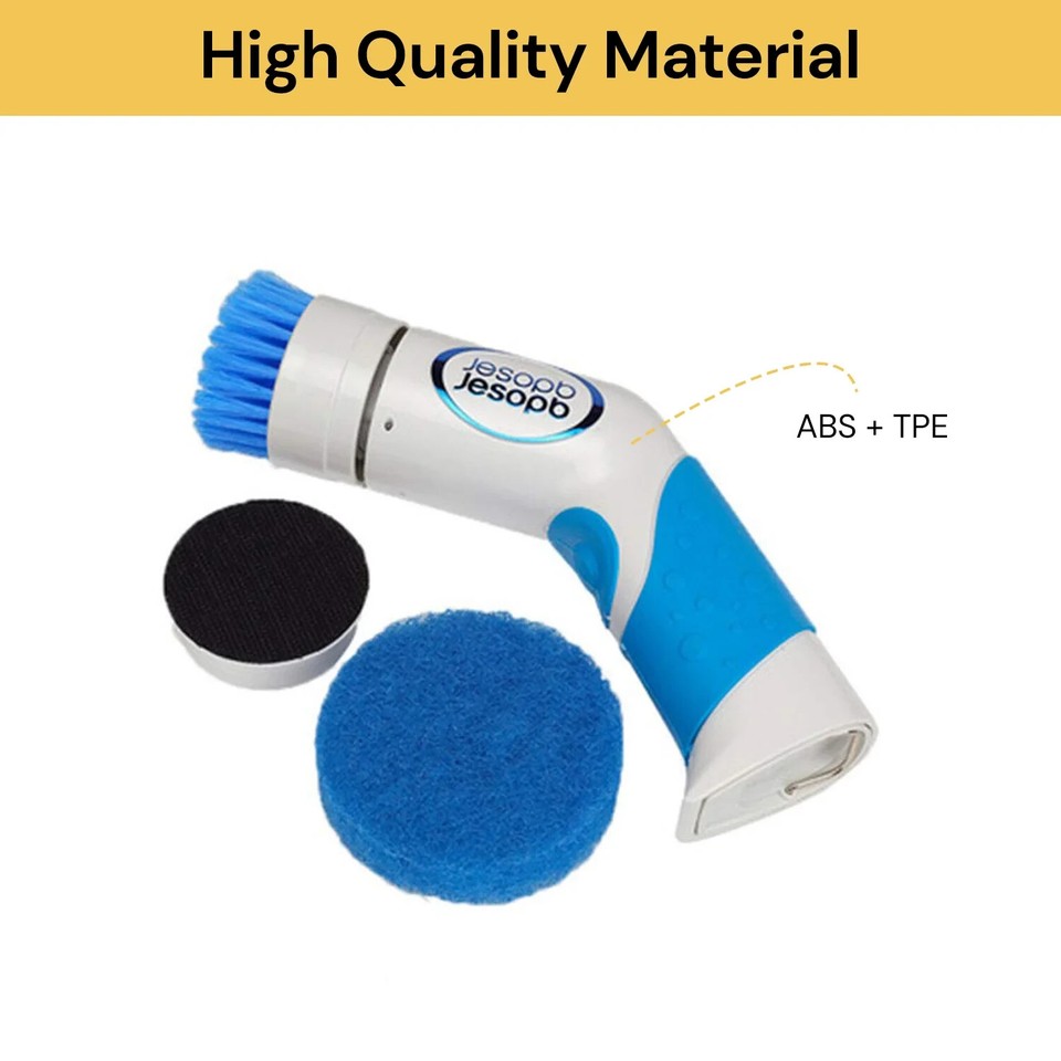 Electric Spin Scrubber Handheld Cordless Cleaning Brush Kitchen Tool ...