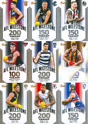 2023 afl select footy stars milestones games card you choose your card ...