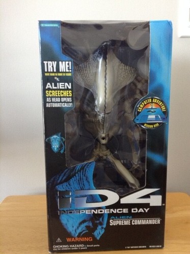 ID4 Independence Day Alien Supreme Commander Action Figure Trendmasters ...