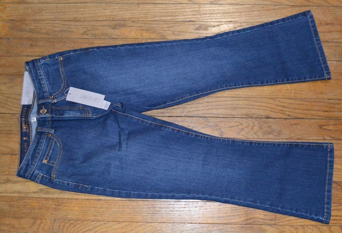 Jennifer Lopez Denim Jeans SLIM KICK FLARE Urban Allure Jean | eBay