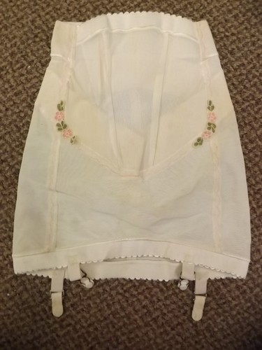 Girly Feminine Sculpting Vtg 50s 60s NEW Open Bottom Girdle w/ Garter ...