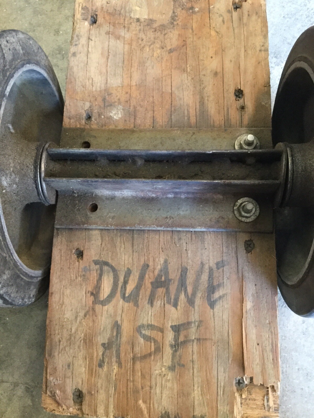 3/4” Center 8” X 2” Heavy Duty Greasable Casters Wheels | eBay