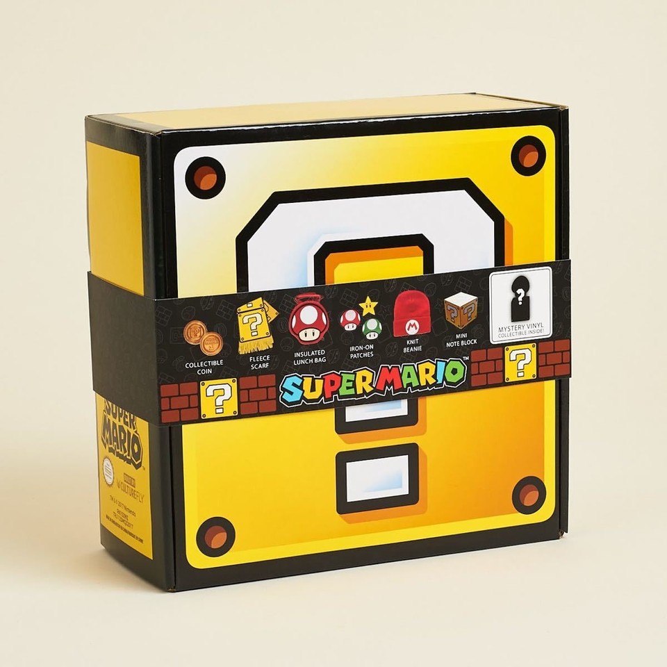 Walmart Exclusive USA Super Mario Mystery Box Crate Brand | eBay