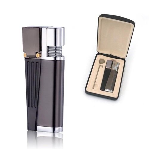 Foldable Lighter Multi-Purpose 2 in 1 Slant Jet Soft Flame Open Lighter ...
