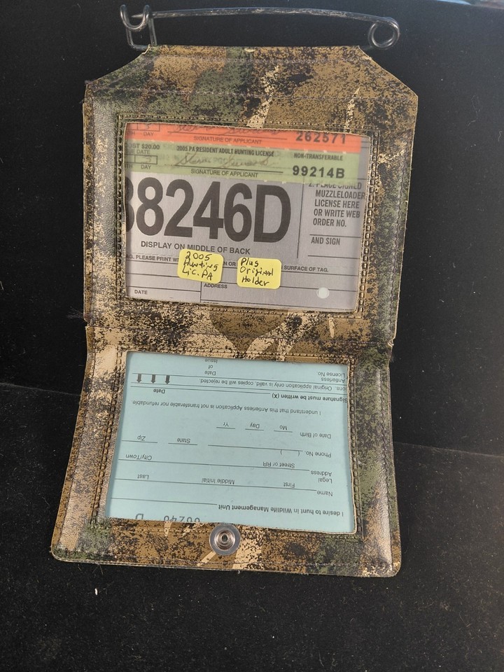 Lot Of Pa And Maryland Hunting And Fishing Licenses Early 2000s | eBay