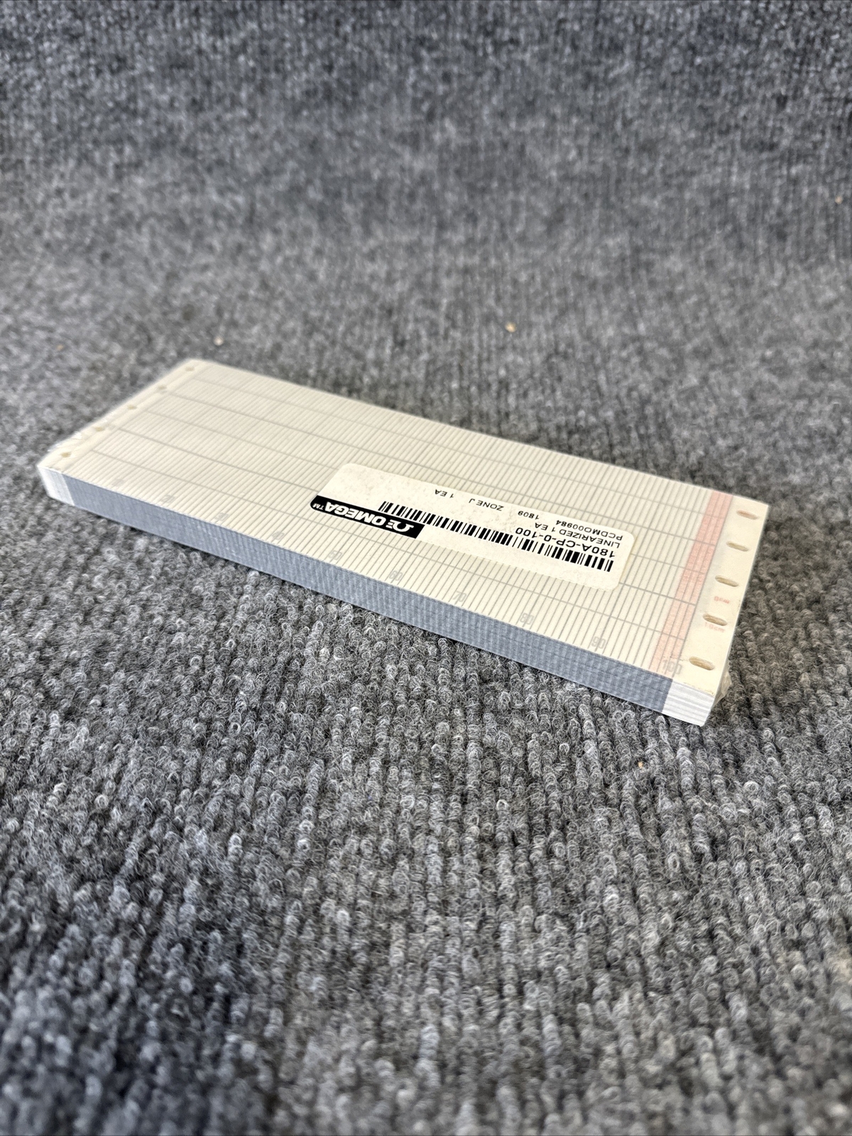 Omega 180A-CP-0-100 linearisiertes Diagrammpapier 1 PK = 100 BLATT Neu ...