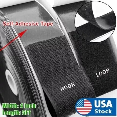 New Sticky Back Tape Self Adhesive Hook Loop Black VELCRO Brand ...