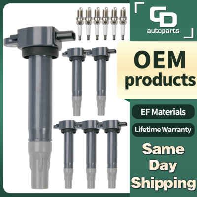 UF502 6 OEM Ignition Coil + 6 Spark Plug for Chrysler Sebring Dodge 2 ...
