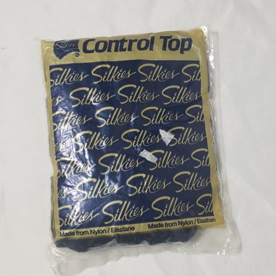 Silkies Control Top Navy Blue Large 070307 made in the USA | eBay