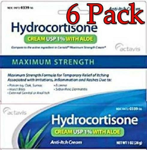 Actavis Hydrocortisone Cream With Aloe 1 1oz 004720339563t132 for sale ...