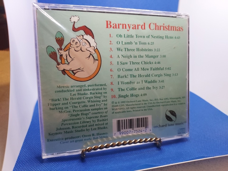 Barnyard Christmas: Barnyard Animals Sing Your XMAS Favorite (CD, 1995 ...