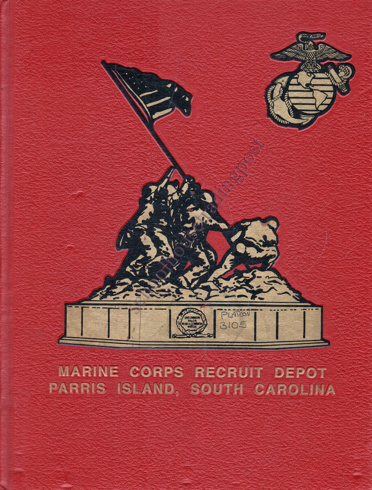 Yearbook Marine Corps Parris Island Platoon 3104,3105,3106 Graduation ...