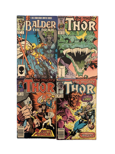 The Mighty Thor 380 395 401 Balder The Brave 1 Marvel Comics Lot | eBay
